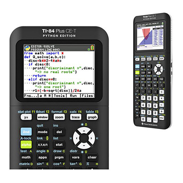 Texas Instruments TI-84 Plus CE-T Calculadora gráfica Python 123tinta.es